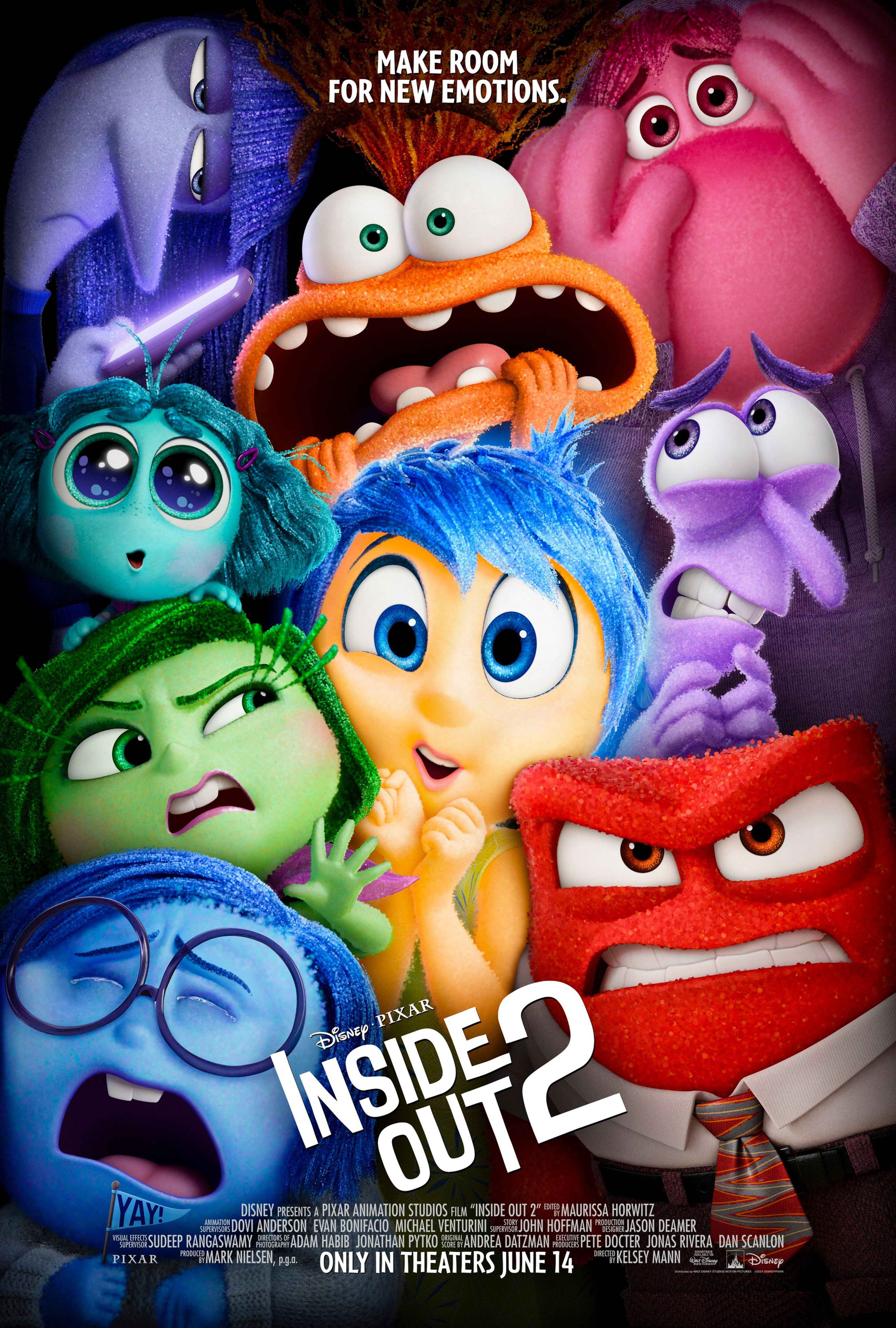 Inside Out 2 Movie Poster Transparency – Cinema Lightboxes
