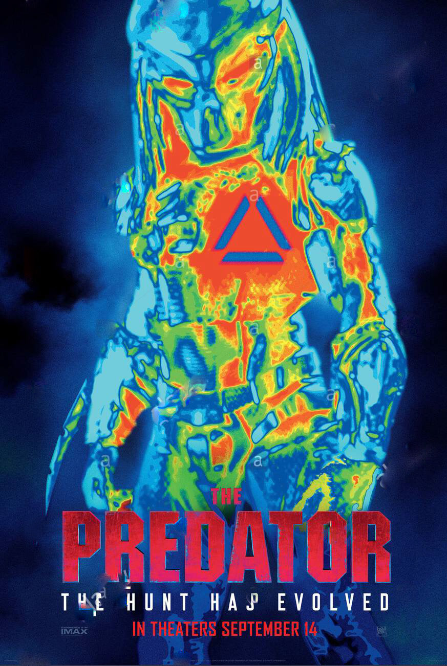 Predator Movie Poster Transparency – Cinema Lightboxes