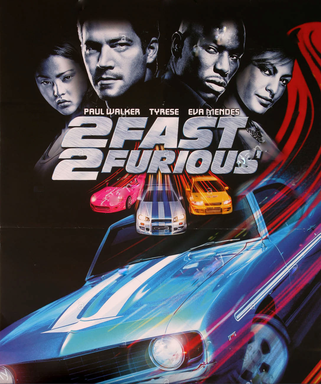 The Fast And The Furious Movie Poster Fast And Furious (movie)